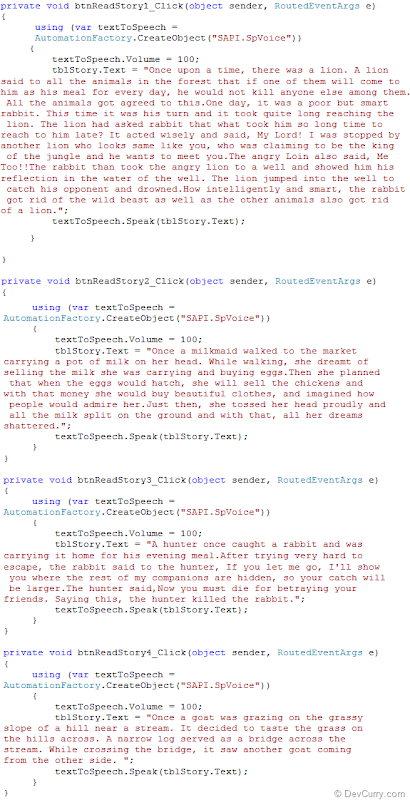Silverlight 4: Convert Text to Speech